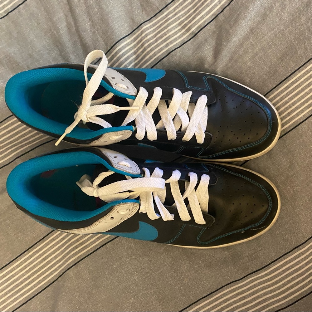 Nike Dunk Low Black Neo Turquoise - Gem